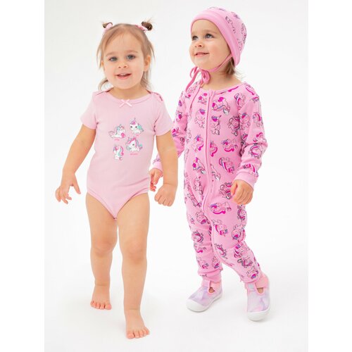 Комплект одежды playToday, размер 86, фиолетовый