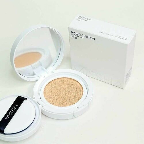 Тональный крем MISSHA - кушон для лица Magic Cushion Moist Up 21