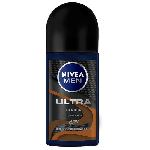 Антиперспирант Nivea Men Ultra Carbon, шариковый, 50 мл