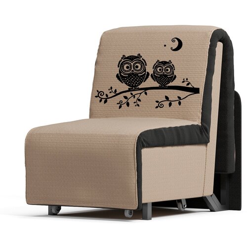 Кресло-кровать Elegance 70Я (с ящиком) Owls Mura 22-100 (73х110х95, СМ 73х203)