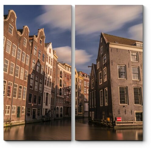 Модульная картина Прекрасный Амстердам 100x100