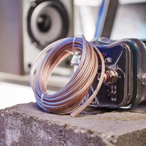 Акустический многожильный кабель 2х0,75 мм2 из меди в силиконовой оболочке (5 м)