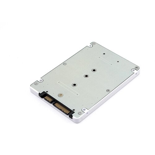 Бокс для SSD диска mSATA с выходом SATA пластиковый белый