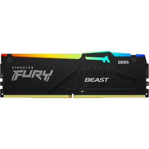 Модуль памяти 32GB Kingston DDR5 5200 DIMM FURY Beast Black RGB EXPO