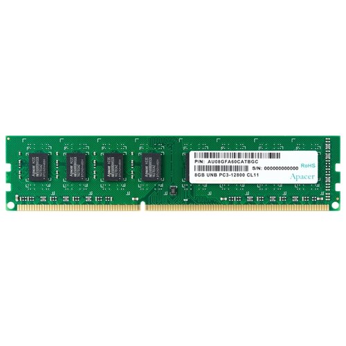 Оперативная память Apacer 8 ГБ DDR3 UDIMM CL11 AU08GFA60CATBGC