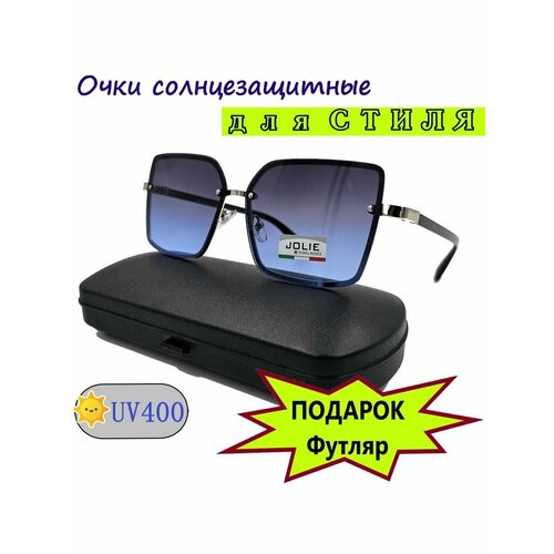 Солнцезащитные очки  JOLIE 8004 c5 сз, синий, серый