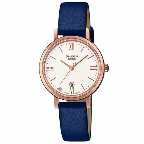 Наручные часы CASIO Sheen SHE-4540CGL-7A, синий, белый