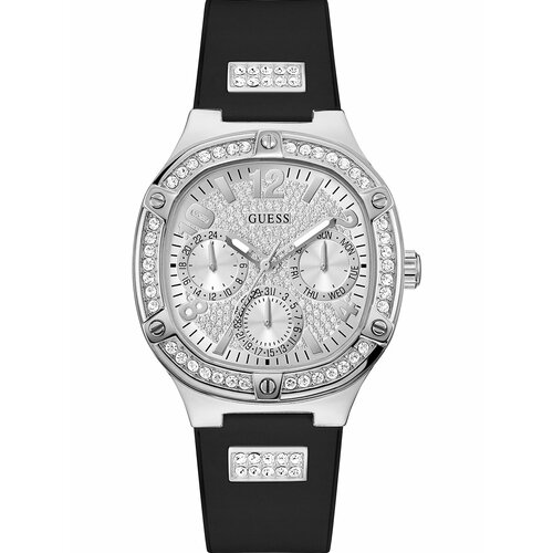 Наручные часы GUESS Sport GW0619L1, черный, серебряный