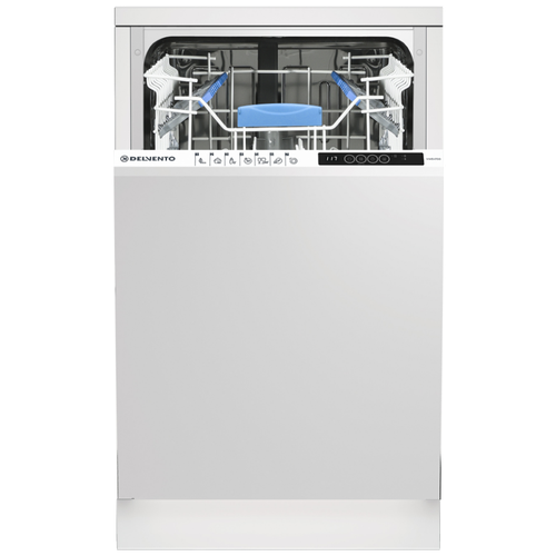 Встраиваемая посудомоечная машина DELVENTO VWB4701 45 см, белый