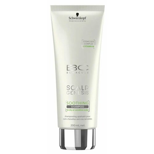 Schwarzkopf Professional Bonacure Scalp Genesis Soothing - Шампунь для сухой и чувствительной кожи головы 200 мл