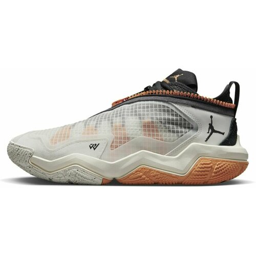 Кроссовки NIKE Nike JORDAN WHY NOT .6, размер 12.5 US, белый, черный