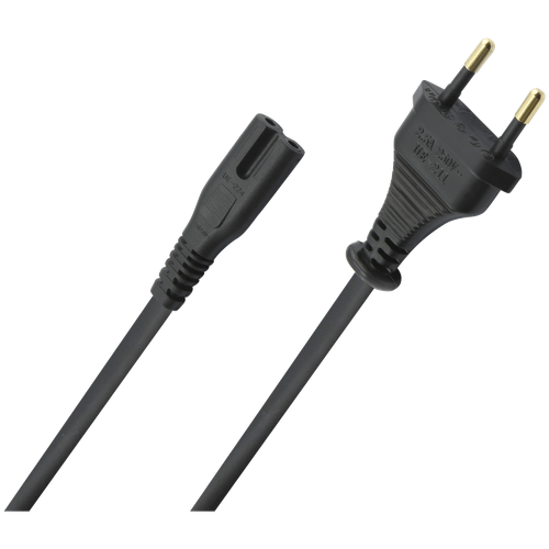 Кабель силовой Oehlbach Powercord C7 black, 3m