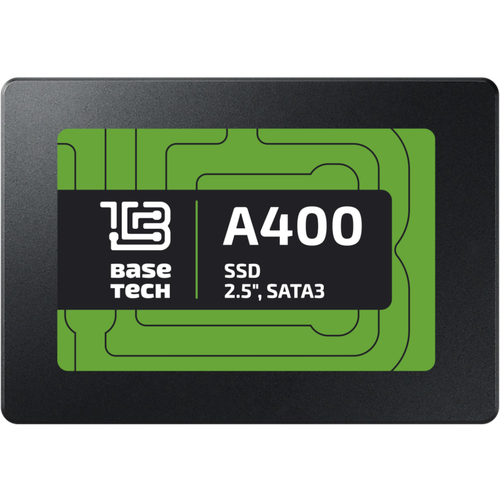SSD BaseTech A400 120Гб, 2.5", SATA3, Bulk