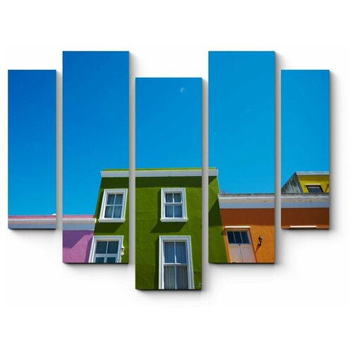 Модульная картина Яркие краски города111x90