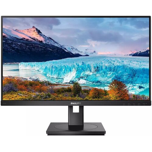 23,8" Philips 243S1 1920x1080 75Гц IPS W-LED 16:9 4ms HDMI DP 1*USB-C 4*USB3.2 RJ45 50M:1 1000:1 178/178 250cd HAS Pivot Tilt Swivel Speakers Black