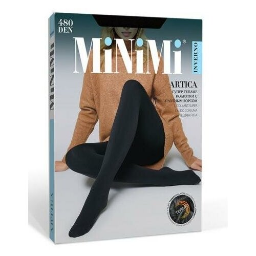 Колготки  MiNiMi Artica, 480 den, размер L/XL, черный