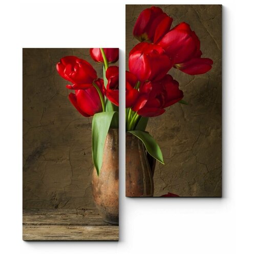 Модульная картина Прекрасные тюльпаны 90x113