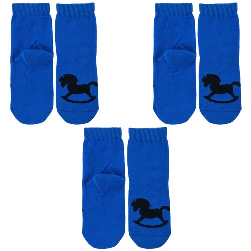 Носки АЛСУ 3 пары, размер 12-14, синий
