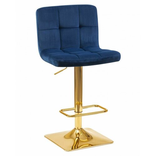 Барный стул Лого-М DOBRIN GOLDIE синий (MJ9-117)