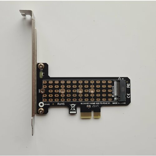 Адаптер-переходник для установки SSD M.2 (NVMe) в слот PCI-E