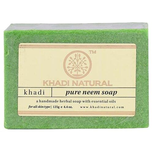 Khadi Natural Мыло кусковое Pure neem soap, 125 г