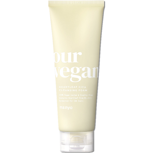 Manyo Factory Our Vegan Heartleaf Cica Cleansing Foam Веганская очищающая пенка с центеллой для умывания 120 мл