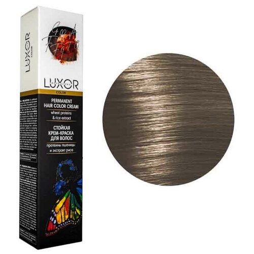 LUXOR Крем-краска для волос, 8.71 светлый блондин шоколадный пепельный, 100 мл