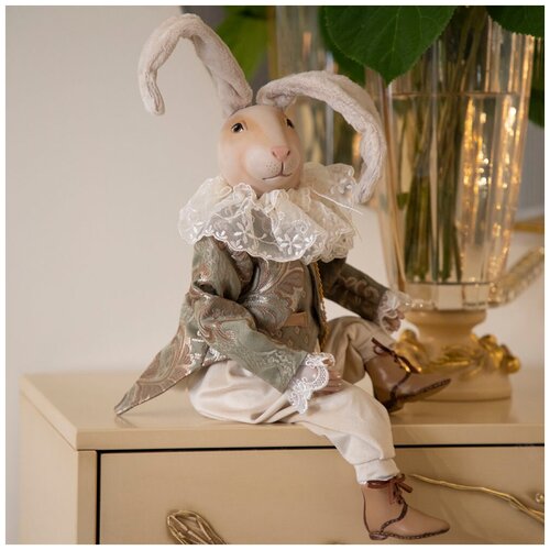Коллекционная кукла Bogacho Братец кролик олива ручная работа