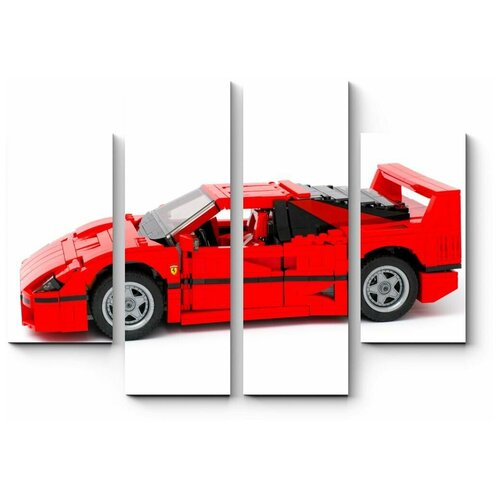 Модульная картина Лего Ferrari F40150x113