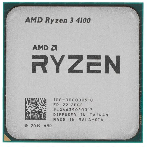Процессор AMD Ryzen 3 4100 AM4,  4 x 3800 МГц, OEM