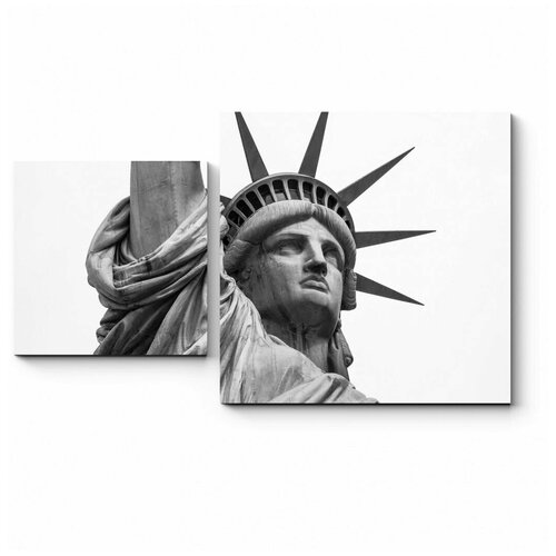 Модульная картина Величественная статуя Свободы 120x72