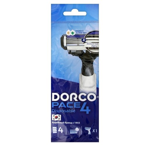 Dorco Станок для бритья мужской Pace 4 Disposable одноразовый FRA100