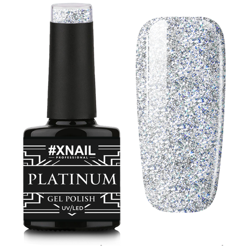 Гель лак XNAIL PROFESSIONAL Platinum жидкая фольга, для дизайна ногтей, 10 мл, № 2