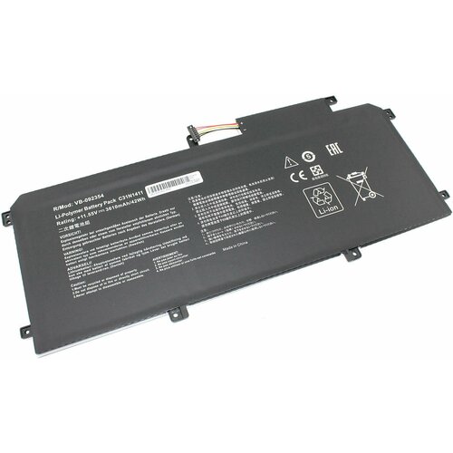 Аккумуляторная батарея для ноутбукa Asus Zenbook UX305FA (C31N1411) 11.55V 3610mAh OEM
