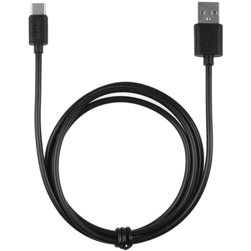Кабель Qumo Light series, USB - Type-C, 1.4 А, 1 м, черный 5472186
