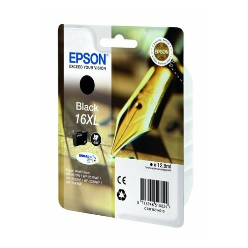 Картридж Epson C13T16314010, 500 стр, черный