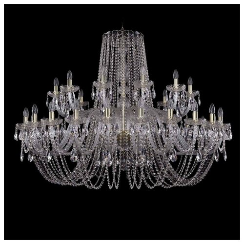 Люстра Bohemia Ivele Crystal 1402 1402/24+12/530/G, E14, 1440 Вт, кол-во ламп: 36 шт., цвет: бесцветный
