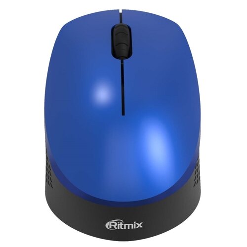 Беспроводная компактная мышь Ritmix RMW-502, black/blue