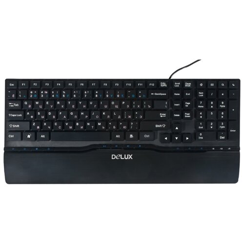 Клавиатура Delux DLK-1882 Black USB черный