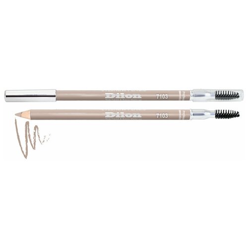 Dilon карандаш для бровей Eyebrow Pencil тон 7103 Натуральный