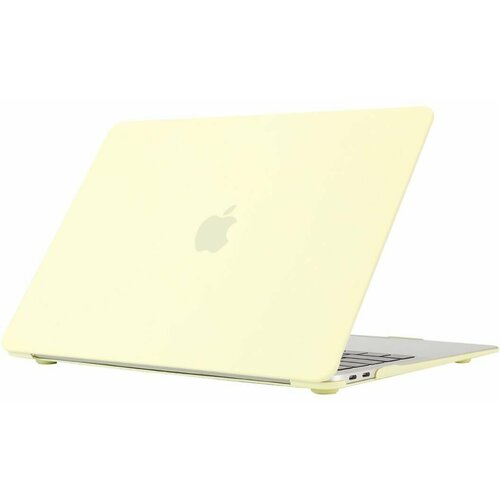 Накладка пластиковая для MacBook Air 13" (2018-2021) Cream yellow