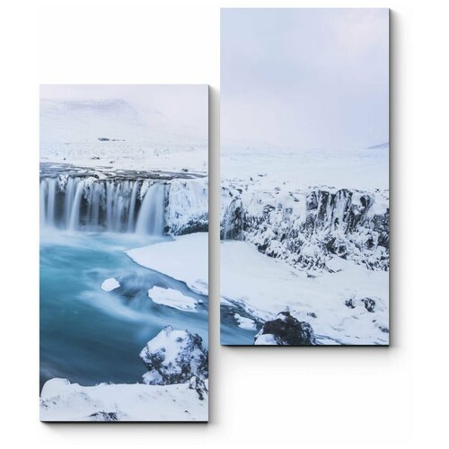 Модульная картина Ледяная красота Исландии70x88