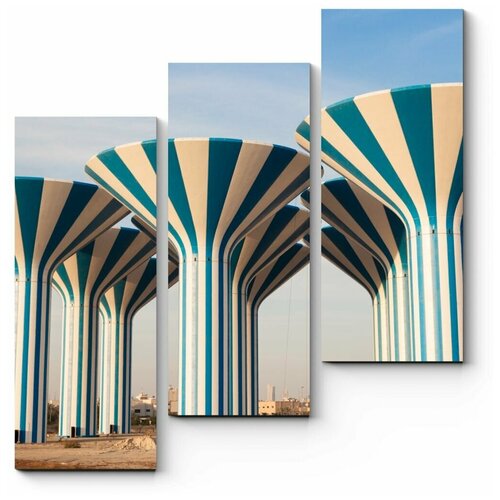 Модульная картина Башни Кувейта80x85
