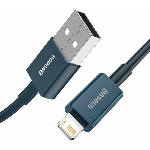 Аксессуар Baseus Superior Series Fast Charging Data Cable USB - Lightning 2.4A 2m Blue CALYS-C03