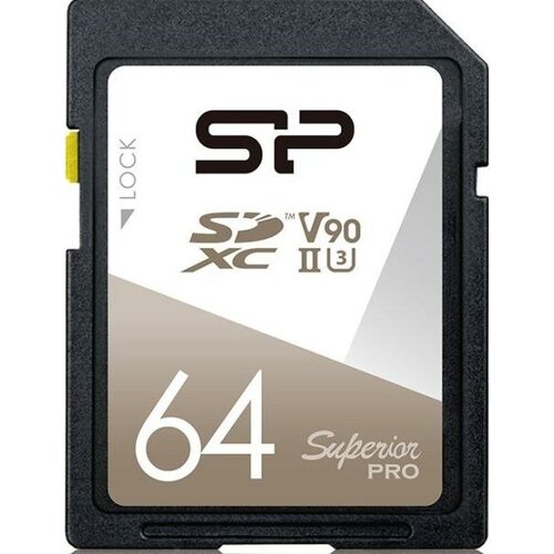 Карта памяти SD XC 64Gb Silicon Power Superior Pro