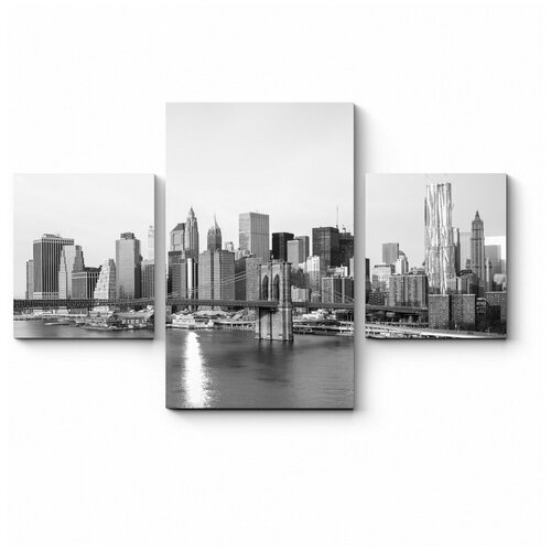 Модульная картина Панорама Манхэттена 90x59