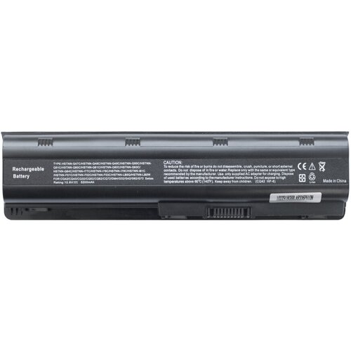 Аккумулятор MU06 для HP Pavilion g6 / Pavilion dv6 / Pavilion dv7 / G62 / G72 / Pavilion dm4 / 250 G1 / Pavilion dv3 / 255 G1 / Compaq Presario CQ56