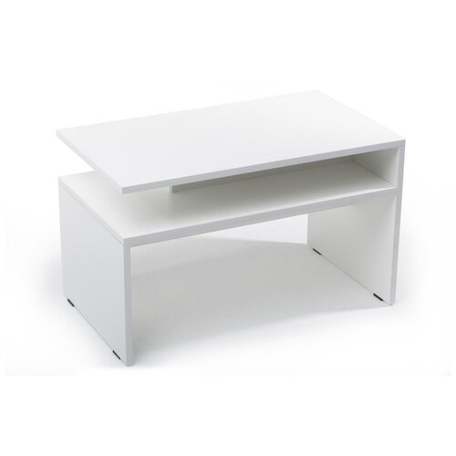 Журнальный стол шкафбери Крит, белый, для гостиной