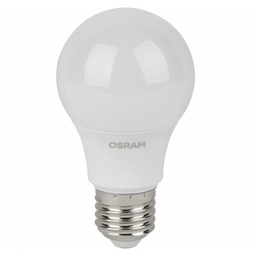 Лампа светодиодная LED 7 Вт E27 4000К 560Лм груша 220 В (замена 60Вт) | код 4058075578760 | LEDVANCE (10шт. в упак.)