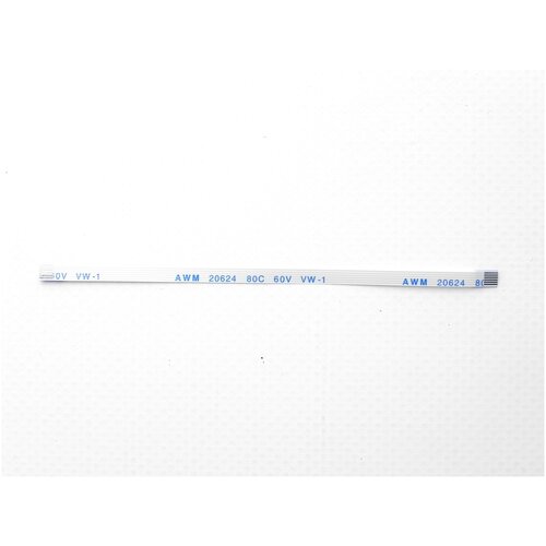 Шлейф плоский FFC/FPC-кабеля Flexible flat 6 пин, шаг 0,5мм, длина 100мм, прямой